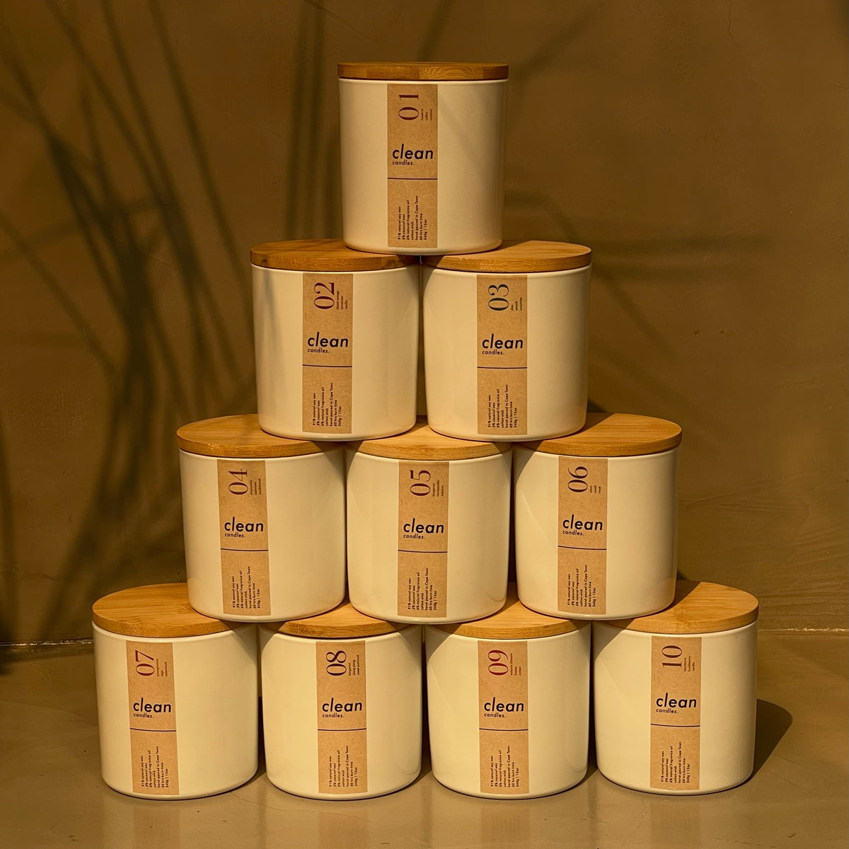 Our Full Range – Clean Candles